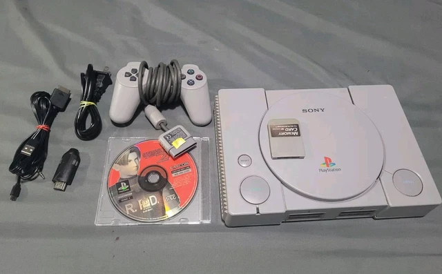 OFFICIAL SONY PLAYSTATION 1 PS1 Console Complete With Resident EVIL 2 ...