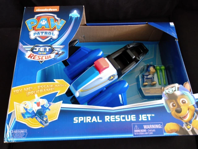 PAW PATROL SPIRAL Rescue Jet Deluxe Jet to the Rescue Kids Toy New in ...