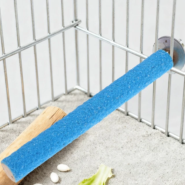 6 PCS PARROT Claw Grinding Station Bird Perch Stand Platform Cage $30. ...