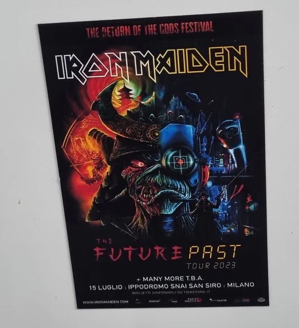 IRON MAIDEN FRIDGE Magnet 2023 The Future Past Tour Glasgow Scotland V2 EUR 5,54 - PicClick IT