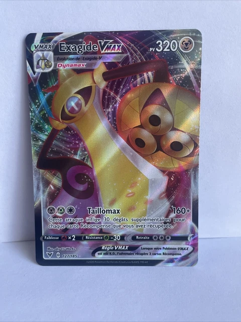 A6 CARTE POKÉMON Exagide Vmax 127/185 EUR 9,90 - PicClick FR