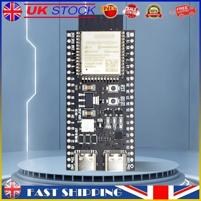 Esp32 Esp32 S3esp32 C3 Wifibt Ble Module Dual Type C Development Board Core £1029