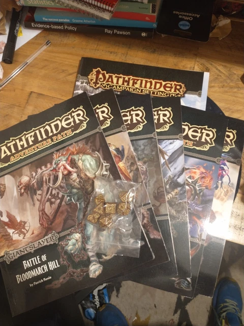 PATHFINDER GIGANTESLAYER PERCORSO avventura completo (+ mappe poster e ...