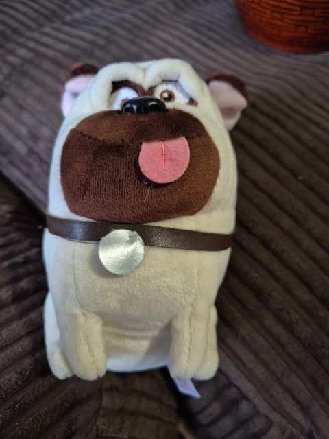 MEL SECRET LIFE Of Pets Plush Soft Toy Dog Pug £5.00 - PicClick UK