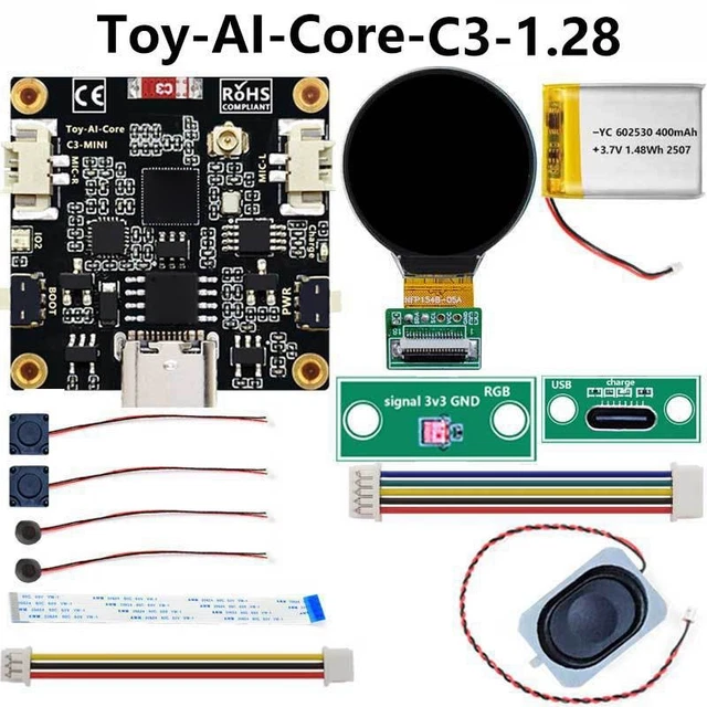 FOR ESP32 C3 Mini Development Board with AI Voice Robot Chatbot and LCD ...