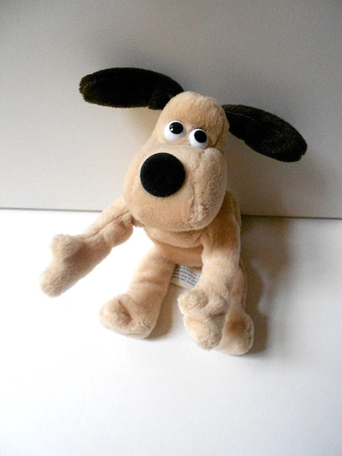 VINTAGE GROMIT BEANIE Dog Small Soft Toy Wallace & Gromit Born To Play ...