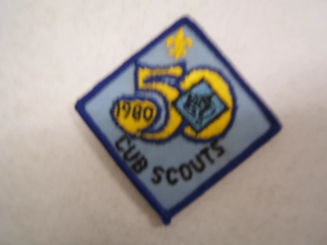 CUB SCOUTS 50TH Anniversary Patch 1980 New Old Stock Free Shipping EUR ...