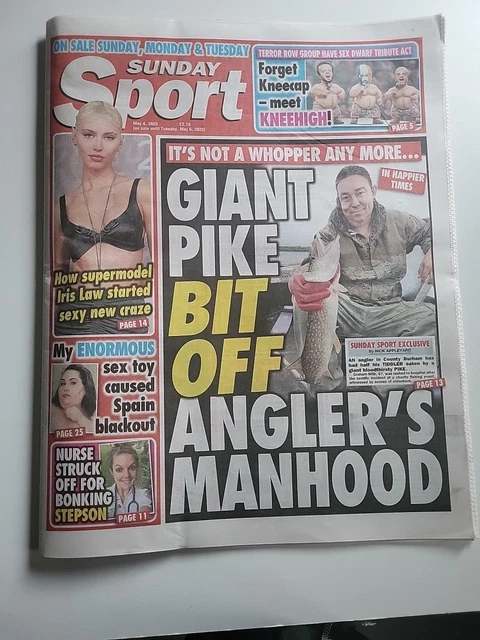 SUNDAY SPORT NEWSPAPER £13.20 - PicClick UK