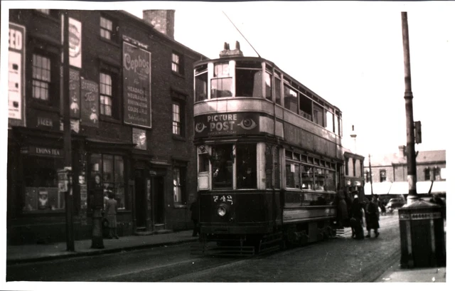 ORIGINAL REAL PHOTOGRAPH Tram Birmingham 742 tramcar circa 1940 £5.67 ...