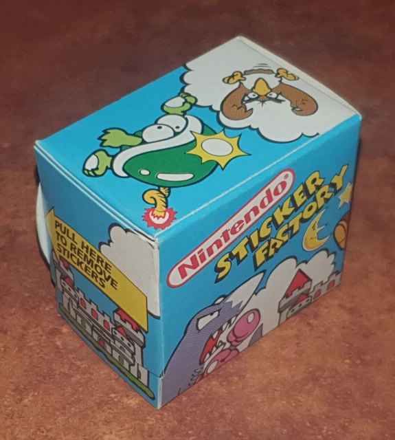 1993 LICENSED NINTENDO Super Mario Bros Sticker Factory NES SNES GB ...