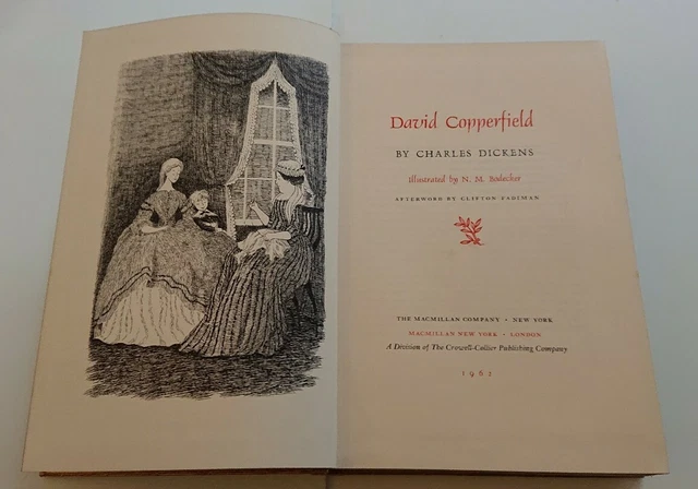 David Copperfield By Charles Dickens Illustrator N M Bodecker 1962 1st
