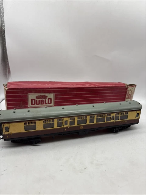 HORNBY DUBLO OO GAUGE - 4051 W.R. CORRIDOR COACH BRAKE/2ND W34290 - 2 ...