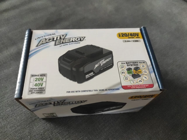 FERREX ACTIV ENERGY 20V-40V Li-Ion Battery Aldi Brand New Stock In Box & Sealed £41.39 - PicClick UK