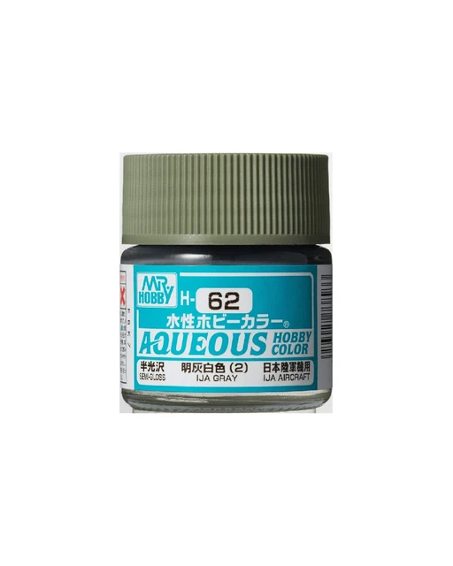 H62 AQUEOUS SEMI-GLOSS IJA Gray Paint Mr Hobby $4.04 - PicClick AU