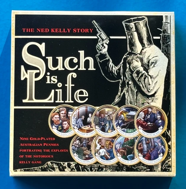 SUCH IS LIFE The Ned Kelly Story Limited Edition Coin Set 0844 / 5000 ...
