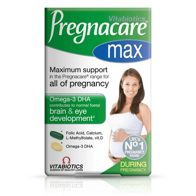 VITABIOTICS PREGNACARE MAX Plus Capsules Omega - Tablets 84 £11.58 ...