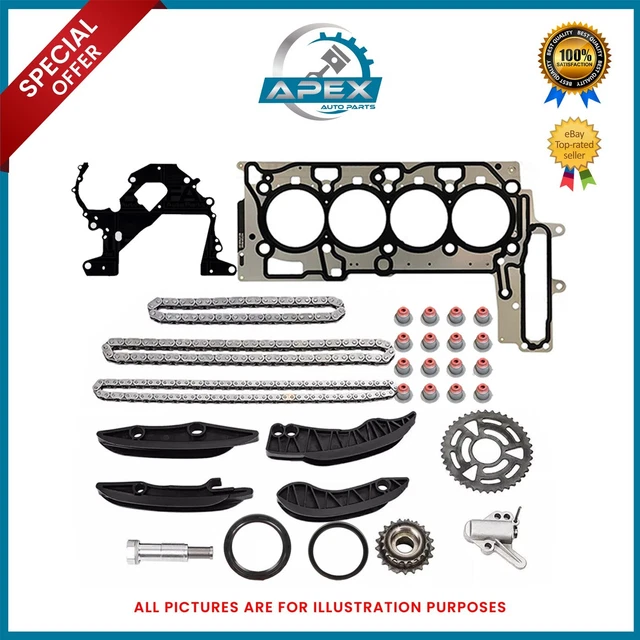 BMW N47 N47D20 Chaîne de Distribution Kit Avec Moteur Rebuild 2.0 ...