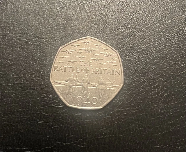 VERY RARE - The Battle of Britain 1940 50p Coin £700.00 - PicClick UK
