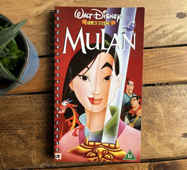 RECYCLED/UPCYCLED DISNEY’S MULAN VHS Notebook £7.50 - PicClick UK