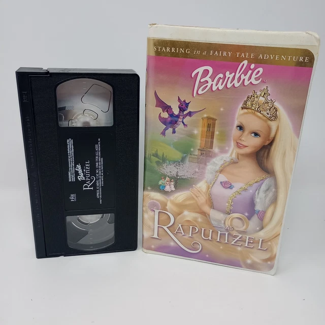 BARBIE AS RAPUNZEL (VHS, 2002) £3.62 - PicClick UK