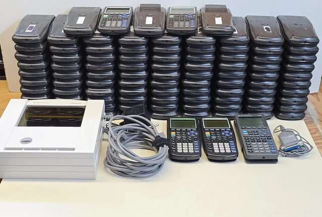 HUGE LOT OF 98 Texas Instruments TI-82 TI-83 TI-83 Plus Calculators ...