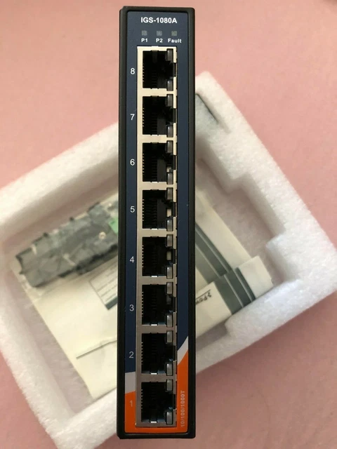 ORING IGS-1080A NON Géré Ethernet Interrupteur Slim Type 8-port 10-100-1000 MB/S EUR 50,00 ...