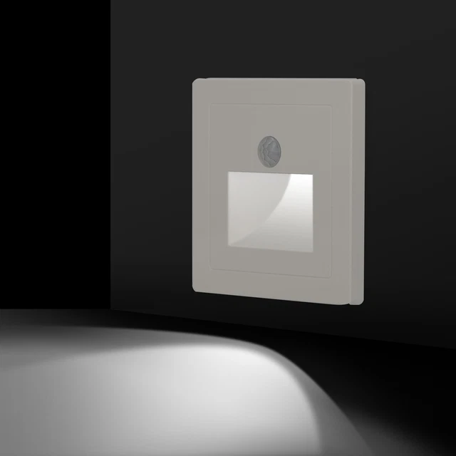 NEW MOTION SENSOR Step Light Wired Indoor Motion Activated Footlight ...