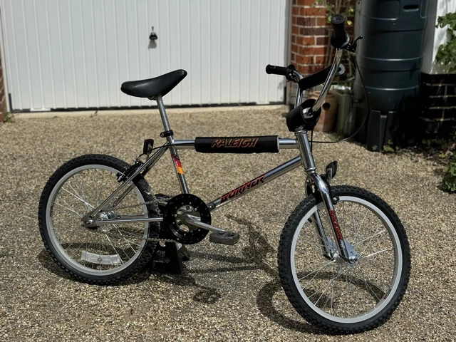 RALEIGH BURNER MK2 Chrome - Old School BMX - NOS Parts £580.00 ...