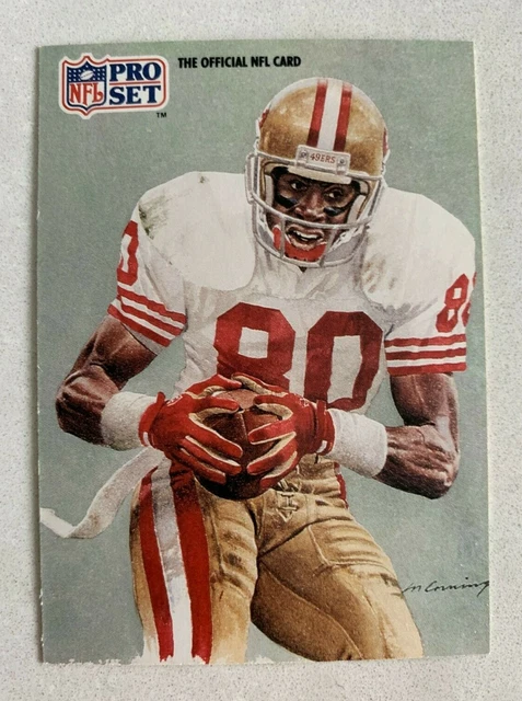 NFL JERRY RICE 1991 Pro Set All-NFC Team San Francisco 49ers Football ...