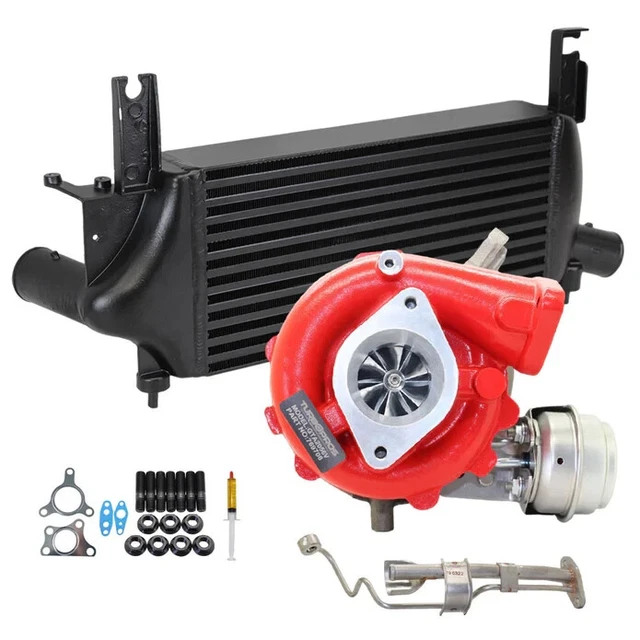 GEN1 HIGH FLOW Turbo+Intercooler+Oil Feed Pipe For Nissan Pathfinder ...