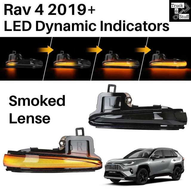 LED SEQUENTIAL DYNAMIC Indicators For Toyota Rav 4 2019+ Mirror Turn ...