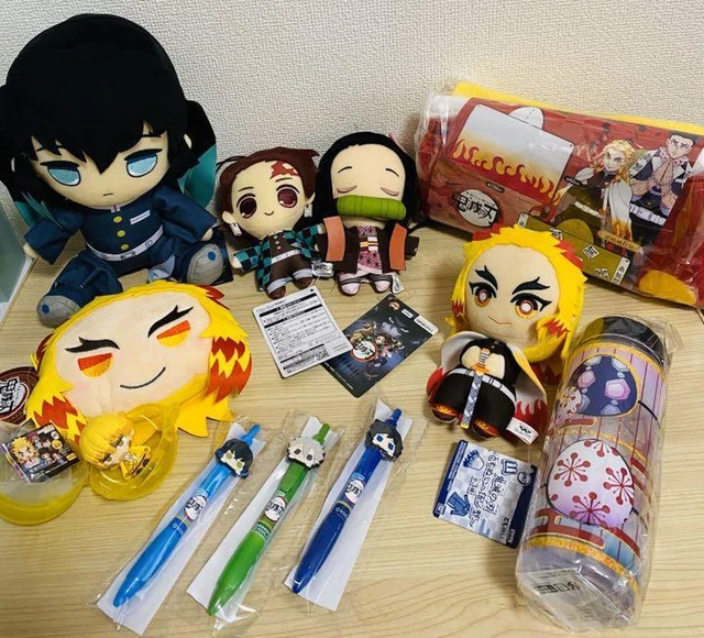 DEMON SLAYER KIMETSU No Yaiba Goods lot de 11 peluches bouteille ...