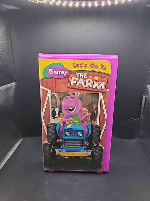 BARNEY LET'S GO To The Farm VHS 50 Minutes Lyons Partership 2005 Sing ...