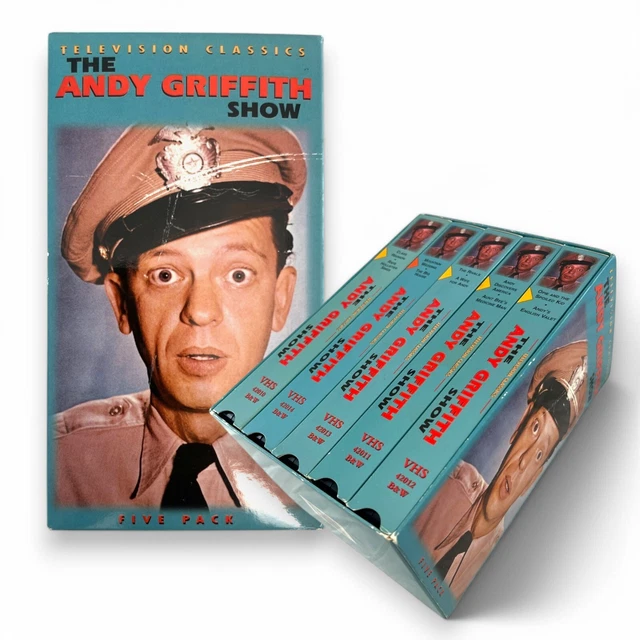 RARE THE ANDY Griffith Show VHS BOX SET Television Classics B/W 5 Tape Pack £14.80 - PicClick UK