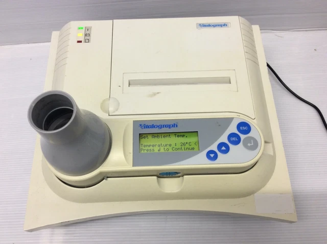 VITALOGRAPH 2120 SPIROMETER Printer Lung Function Diagnostic Base ...