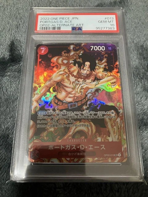 CARTE ONE PIECE Portgas D. Ace SR Parallel OP02-013 Japonaise EUR 128,76 - PicClick FR
