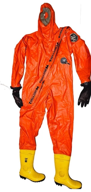 TRELLCHEM LIGHT FULL Body Chemical Suit Size-L Type-1B With Shoes ...