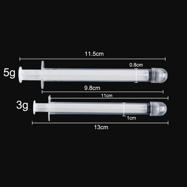 2/5PC VAGINAL APPLICATOR Lubricant Injector Syringe Anal Nasal Cavityx7 ...