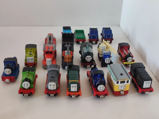 MATTEL THOMAS THE Tank Engine Diecast Magnet Lot of Trains Vehicles ...