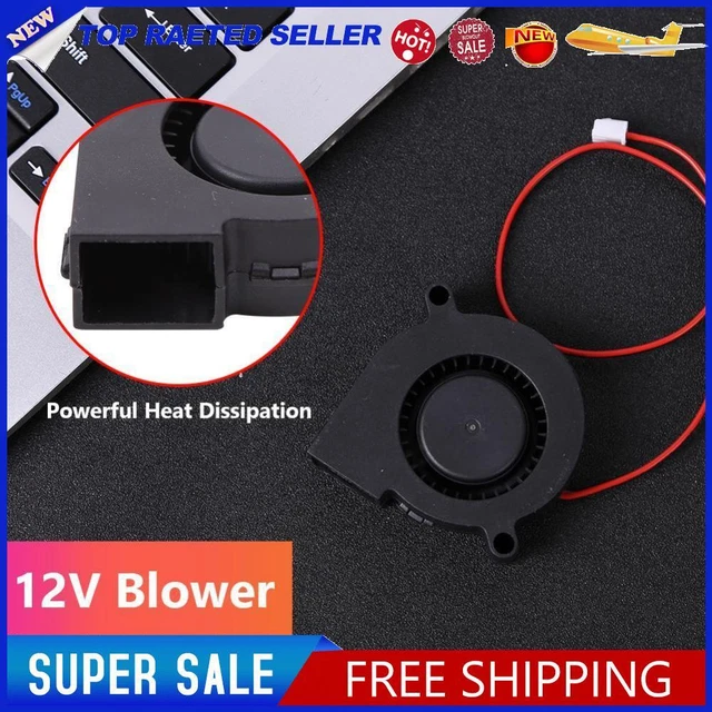 BRUSHLESS DC COOLING Fan Blower 12V 2-Pin 50x50x15mm for Computer Case ...