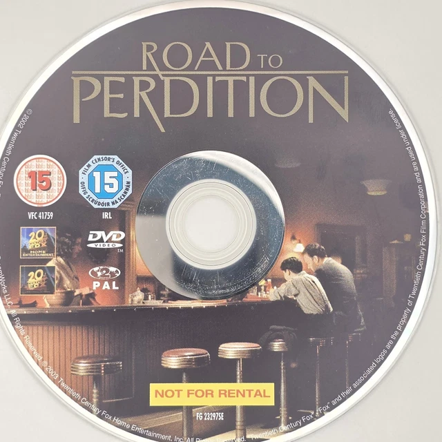 ROAD TO PERDITION DVD PAL Region 2 Certificate 15 Twentieth Century Fox ...