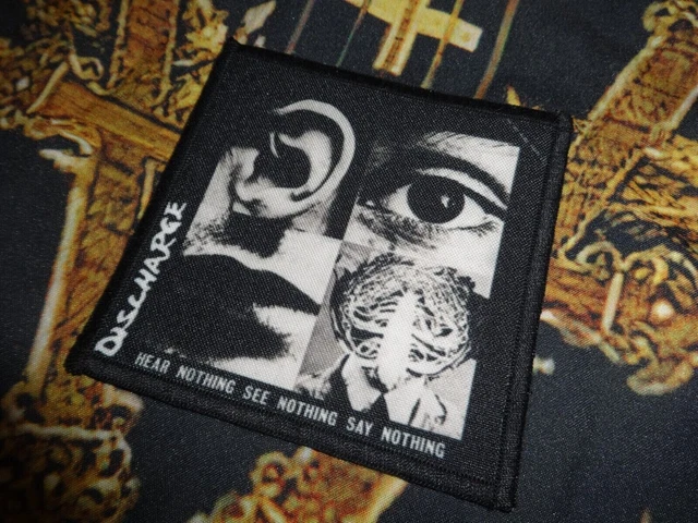 DISCHARGE PATCH AUFNÄHER Hardcore Punk/D-beat, Hellhammer Mob 47 ...