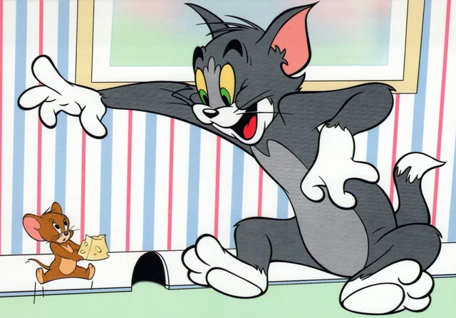 Tom And Jerry Cartoon Cat And Mouse Unp 4x6 Postcard £343 Picclick Uk 2069