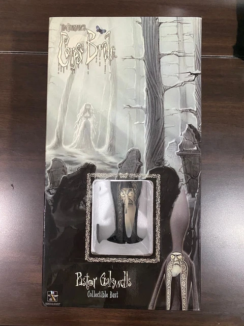 RARE GENTLE GIANT Corpse Bride Pastor Galswells Collectible Bust MISB ...
