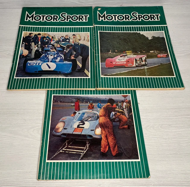 MOTORSPORT MAGAZINE 1971 Vintage automobile car mags Motor Sport ...