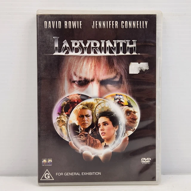 LABYRINTH DVD MOVIE 1986 David Bowie Jennifer Connelly Jim Henson ...