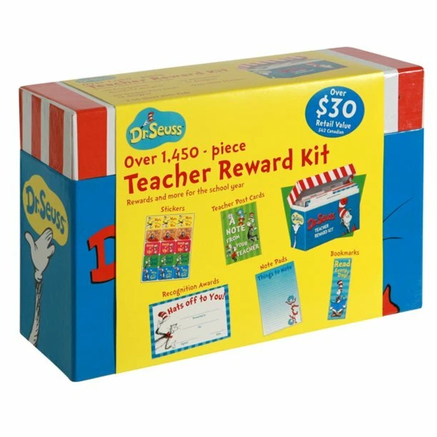 CAT IN THE Hat Back to School Classroom Supplies Teacher Reward Kit $14 ...