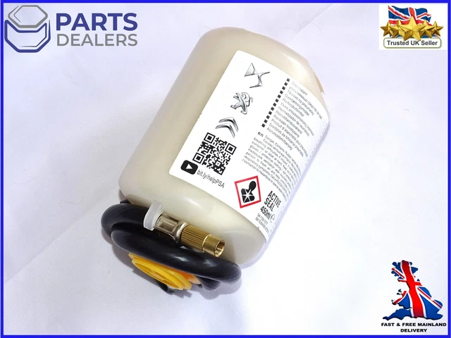 GENUINE DS PEUGEOT CITROEN VAUXHALL TYRE SEALANT LIQUID GLUE BOTTLE ...