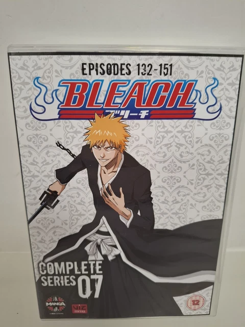 BLEACH COMPLETE SERIES 7 Episodes 132-151 Manga Anime Dvd Boxset Reg 2 ...