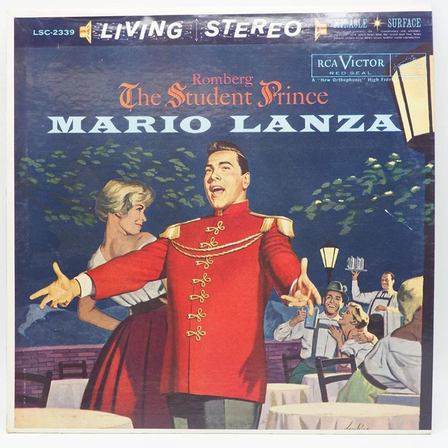 CLASSIC MARIO LANZA Romberg The Student Prince Record Album Vinyl LP £ ...